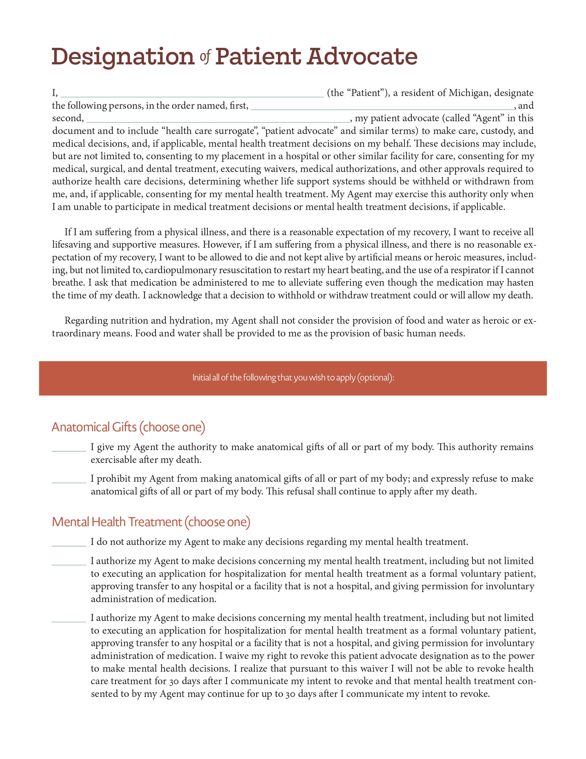 Guidelines for End of Life Decisions | Michigan Catholic Conference